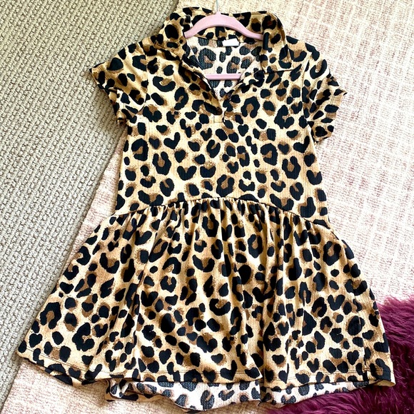 Zara | Dresses | Zara Girls Leopard Dress | Poshmark